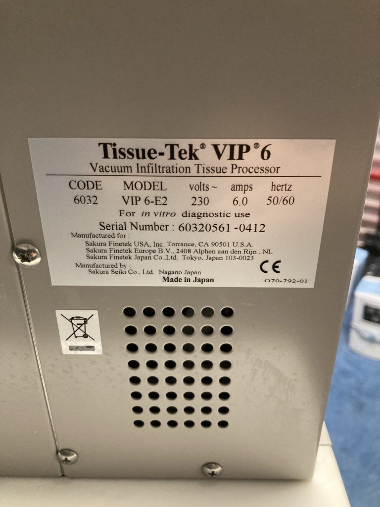 SAKURA TISSUE-TEK VIP 6 Tissue Processor – medistore-france
