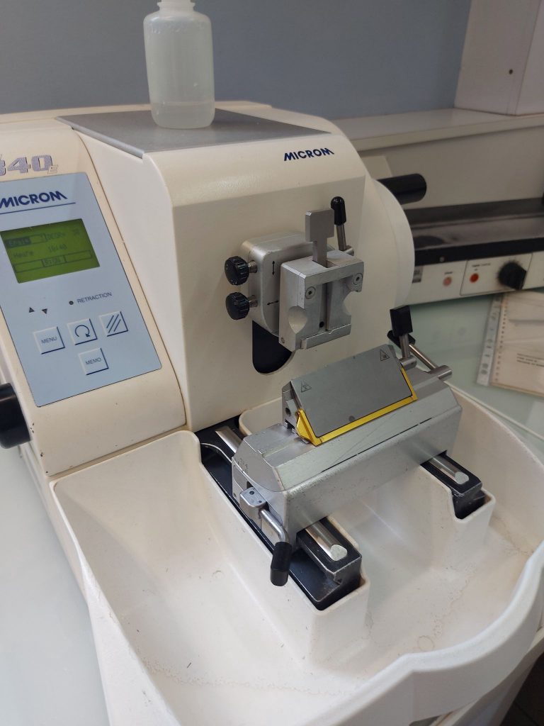 THERMO MICROM HM 340 E Semiautomated Microtome – medistore-france